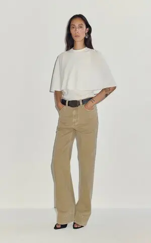 DARKPARK Lexie Straight Leg Jeans - Brown