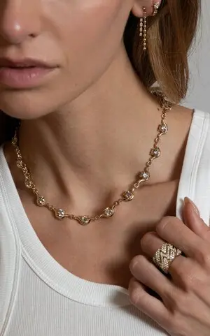 VICE VERSA 14k Yellow Louise Xl Necklace