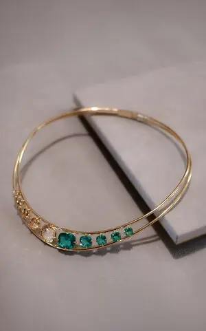 Moritz Glik 18k Gold Ita Collar Necklace