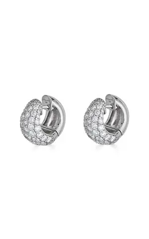 Piranesi 18k Gold Dome Huggie Earrings