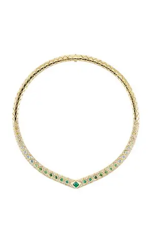 ORLY MARCEL 18k Yellow Bliss Collar Necklace - Gold