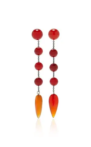 SOPHIE BUHAI Small Phoenician Carnelian Earrings
