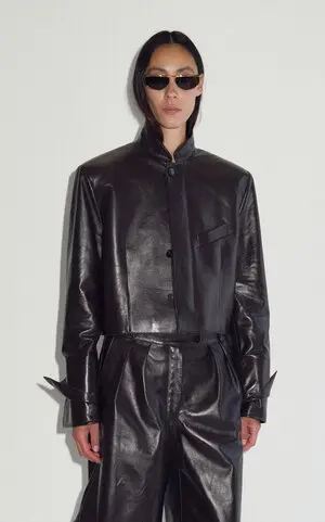 DARKPARK Gean Leather Shorts