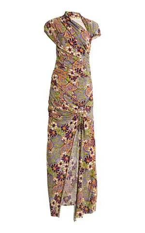 ALEMAIS Johanna Floral Crepe Maxi Dress - Multi