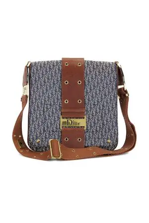 Dior Diorissimo Street Chic Messenger Bag - Blue