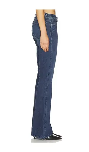 Rag & Bone Kinsley Low Rise Full Bootcut Jeans - Blue