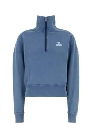 Isabel Marant Étoile Air Force Cotton Blend Sweatshirt - Blue