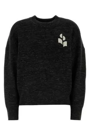Isabel Marant Étoile Melange Viscose Blend Atlee Sweater - Black