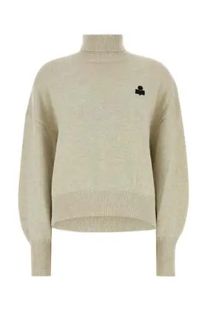 Isabel Marant Étoile Melange Cotton Blend Oversize Sweater - Brown