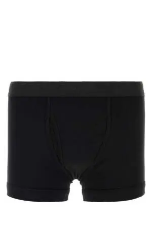 TOM FORD Stretch Cotton Boxer - Black