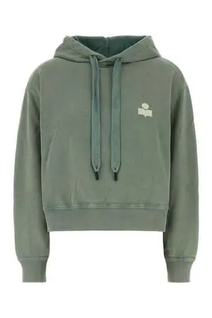 Isabel Marant Étoile Sage Cotton Blend Salmy Sweatshirt - Green
