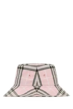 Burberry Embroidered Canvas Bucket Hat