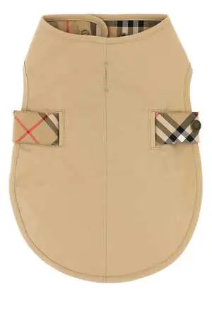 Burberry Fabric Dog Harness With Check Detail - Brown