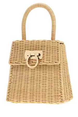 FERRAGAMO Raffia Handbag