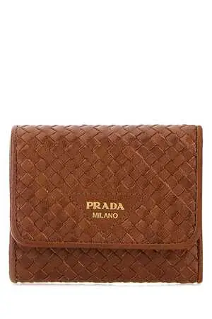 Prada Caramel Leather Wallet - Brown