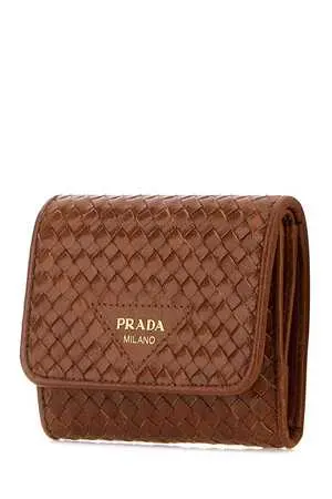 Prada Caramel Leather Wallet - Brown