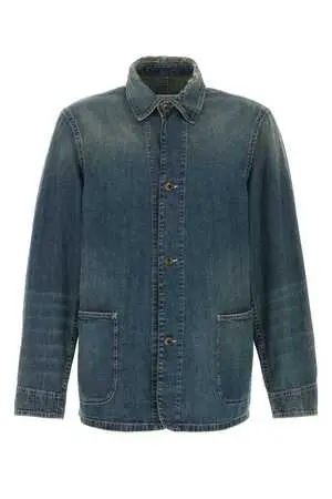 MAISON MARGIELA Denim Trucker Jacket - Blue