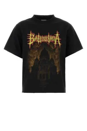Balenciaga Cotton T-shirt - Black