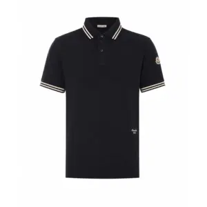Moncler Logo Polo - Blue