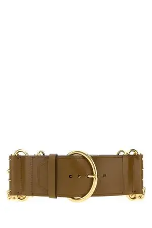 Chloé Mud Leather Belt - Brown