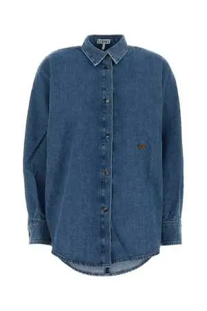 Loewe Oversized Denim Shirt - Blue