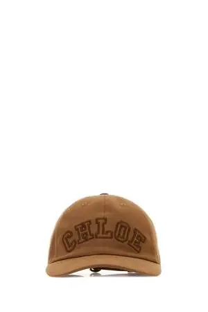 Chloé Twill Baseball Cap - Brown