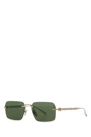 Gucci Metal Sunglasses - Gold