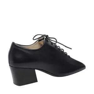 LEMAIRE Lemiare Souris Classic Derbies With 55mm Block Heel - Black