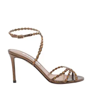 AQUAZZURA Aquazzura Love Struck Crystal Embellished Stiletto Sandals