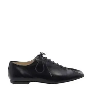 LEMAIRE Classic Lace-up Flat Shoes - Black