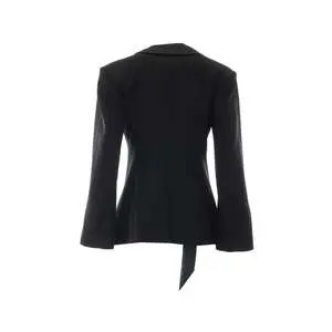 Attico Oversized Ribbon Shawl Lapel Blazer