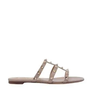 Valentino Garavani Rockstud Slide Sandals - Pink