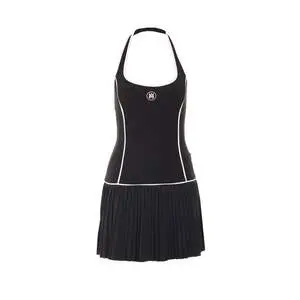 Amiri Logo Pleated Mini Dress