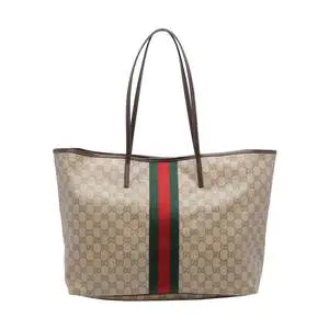 Gucci GUCCI Big Tribeca Shopping Bag Cream