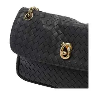Bottega Veneta Madison Woven Leather Shoulder Bag - Brown