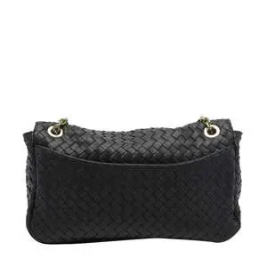Bottega Veneta Madison Woven Leather Shoulder Bag - Brown