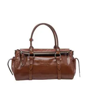 Miu Miu Leather Shoulder Bag - Brown