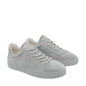TOD'S Suede Lace-up Sneakers - Gray