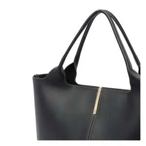 TOD'S Medium-small Leather Shoulder Bag - Black