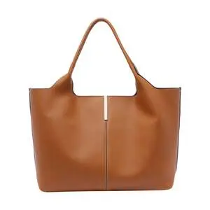 TOD'S Medium-small Leather Shopping Bag - Brown