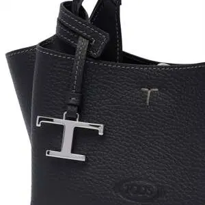 TOD'S Micro Leather Handbag - Black