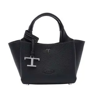 TOD'S Micro Leather Handbag - Black