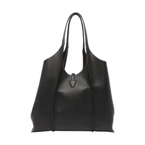 TOD'S Medium T Timeless Shopping Bag - Black
