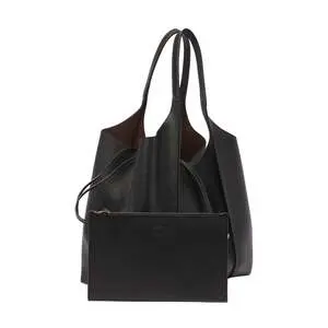 TOD'S Medium T Timeless Shopping Bag - Black
