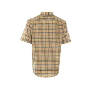 Burberry Check Motif Short Sleeves Shirt