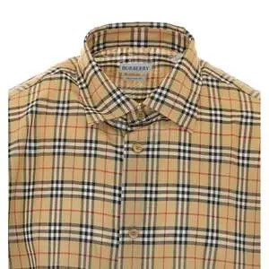 Burberry Check Motif Short Sleeves Shirt