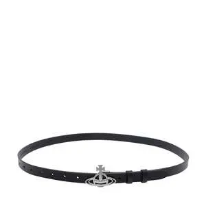 VIVIENNE WESTWOOD Orb Buckle Belt - Black