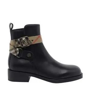 Burberry Huntley Booties - Black