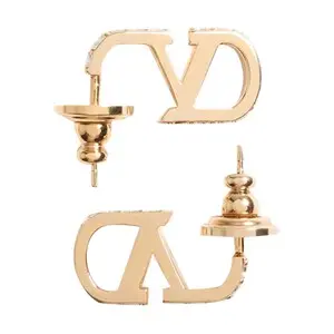 Valentino Garavani Vlogo Signature Stud Earrings - Gold