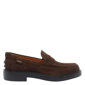 TOD'S TOD'S Suede Loafers Brown